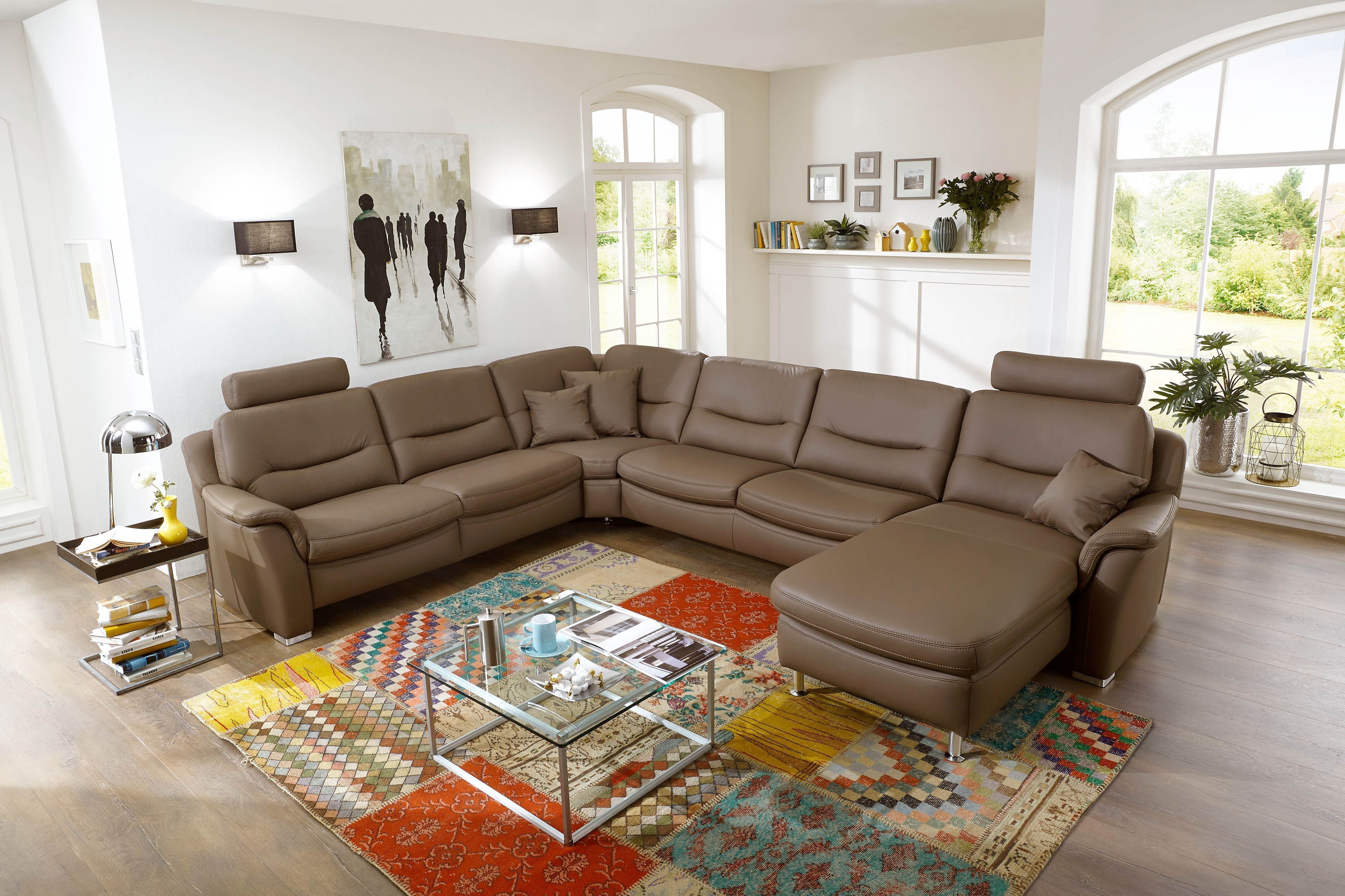Hukla HU-SF15043 Polstergarnitur in Echtleder macciato | Möbel Letz ...