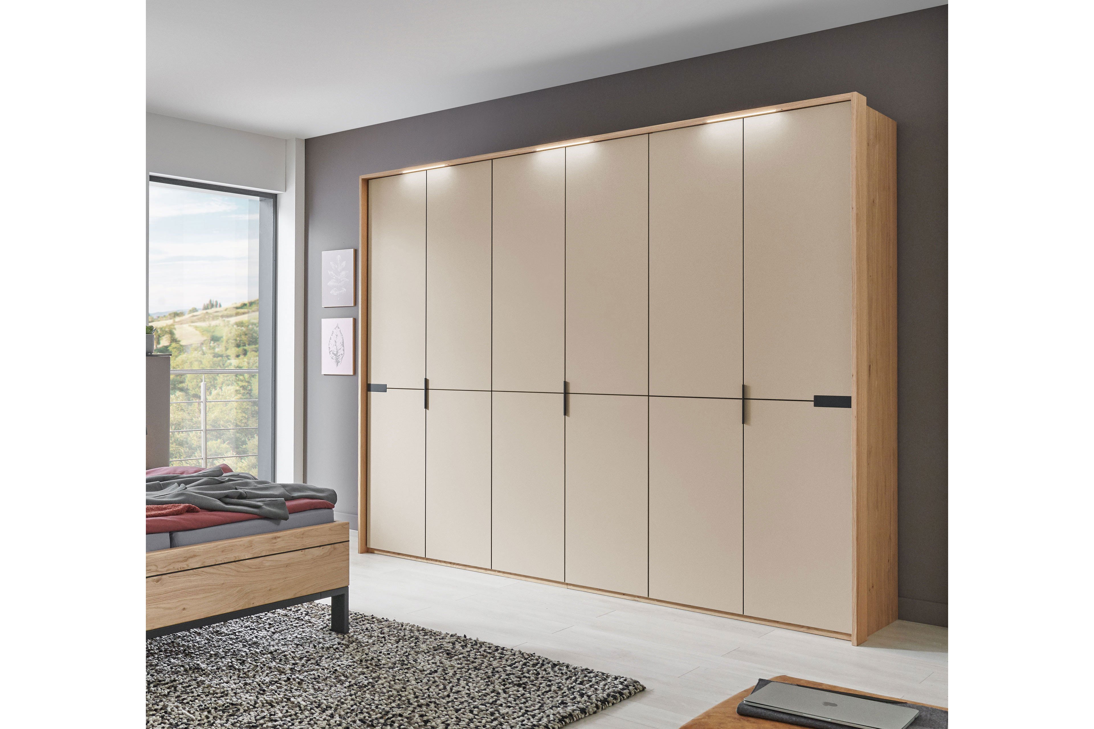 Disselkamp Bologna Schrank mit Griffen taupe-Eiche | Möbel Letz - Ihr ...