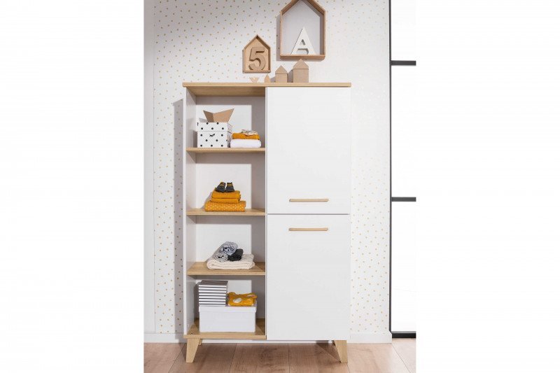 Paidi Oscar Babyzimmer kreideweiß - Eiche Nebraska | Möbel Letz - Ihr ...